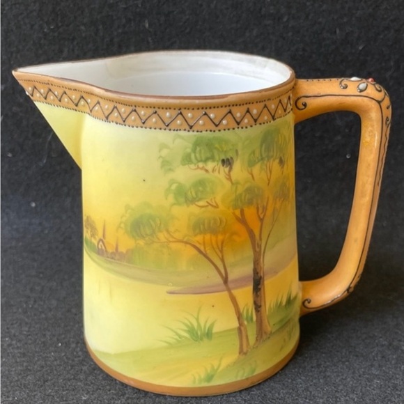 Nippon | Dining | Vintage Nippon Pitcher Hand Painted Porcelain With ...